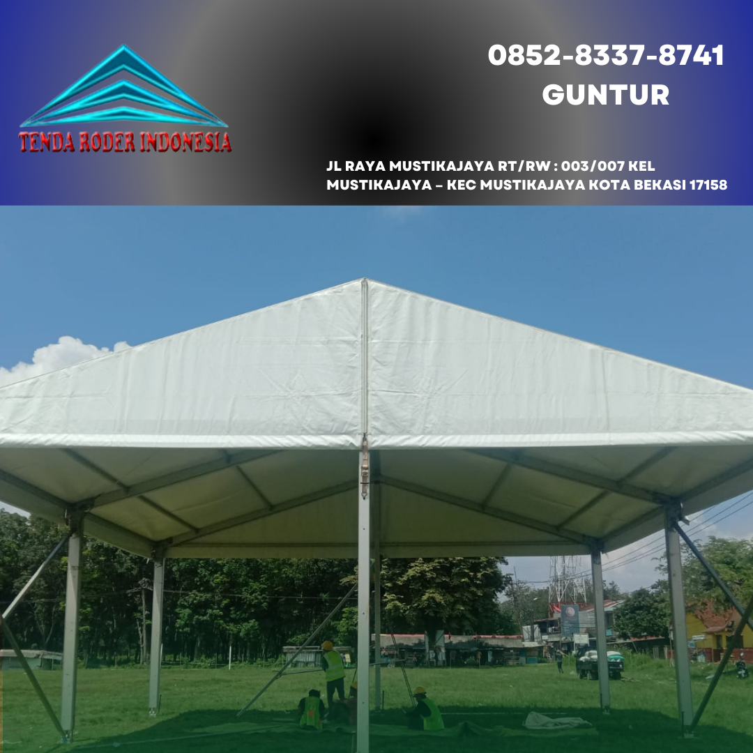Rental Tenda Type Roder Berikut Alat Pesta